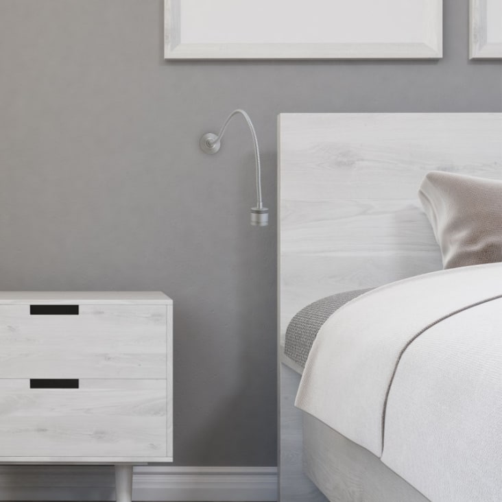 LEDS·C4 Luz De Lectura Wall Led 2,2W 3000K Aluminio Anodizado 146Lm | Maisons du Monde