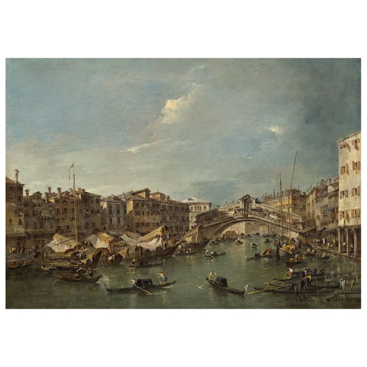 Canal Grande Con Il Ponte Di Rialto, Venezia - F. Guardi cm. 50x70 ...