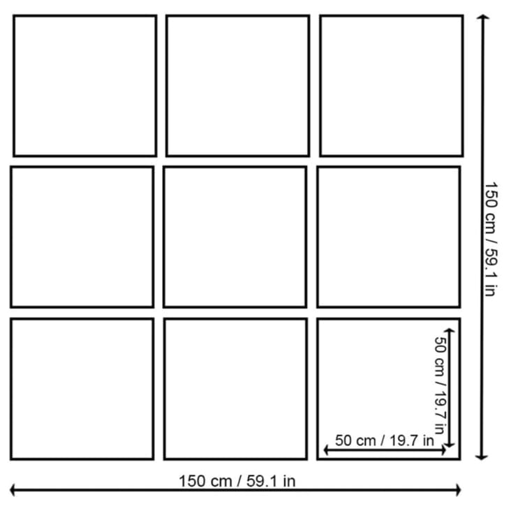 Quadro XXL Floral Wallpaper - William Morris cm. 150x150 (9 x ...