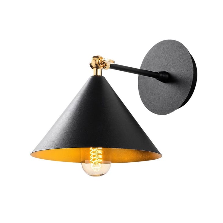 Applique métallique conique noire et orientable HARVEY | Maisons du Monde