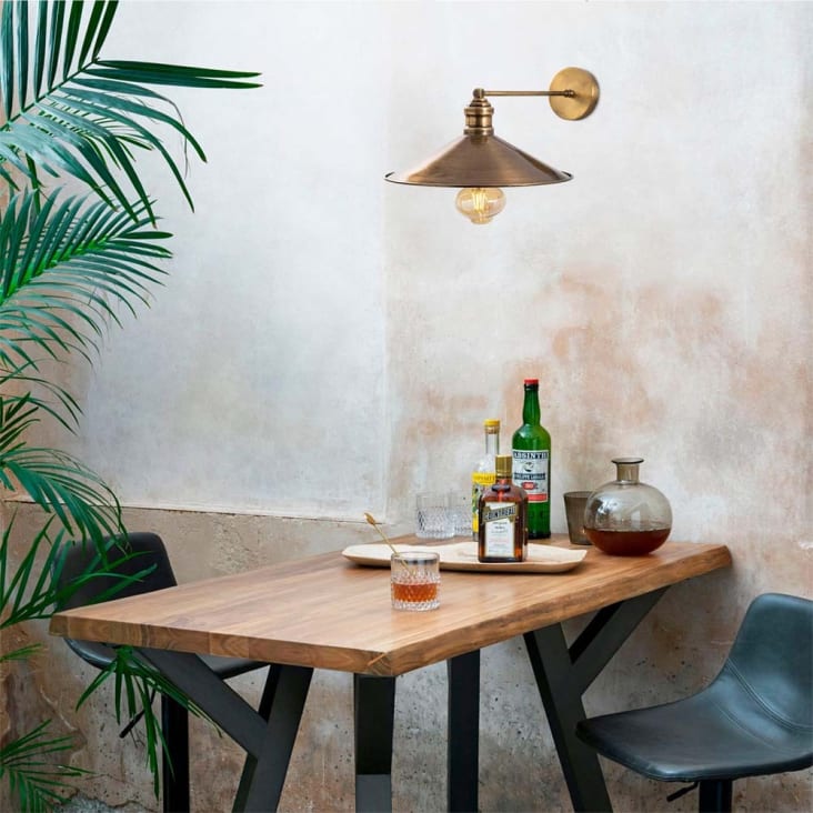 Applique retrò con finitura in metallo vintage MOMO | Maisons du Monde