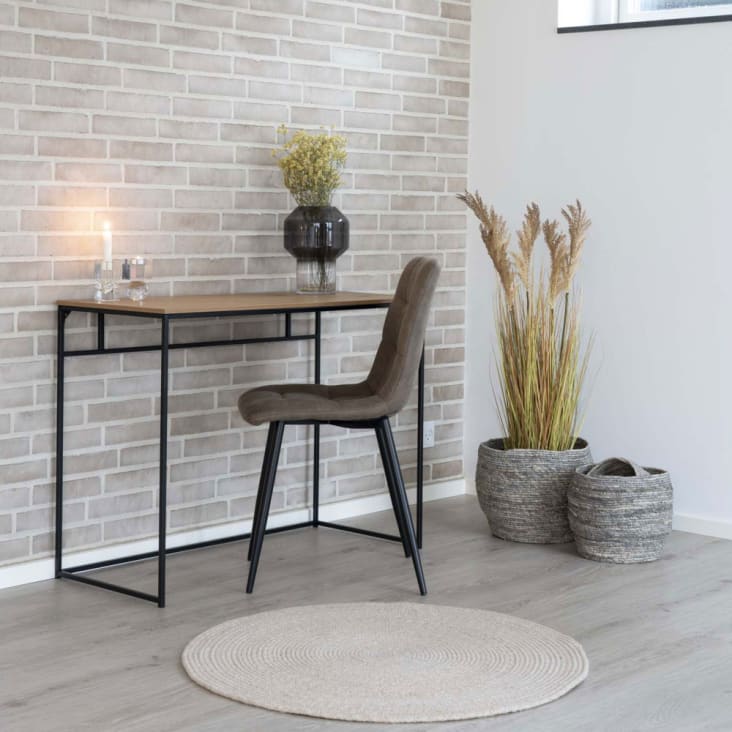 Bureau métal naturel L100cm VITA | Maisons du Monde