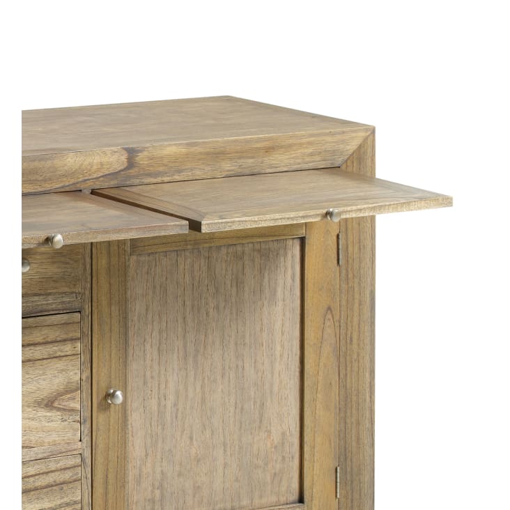 Credenza in legno di mindi beige L 160 cm Merapi | Maisons du Monde