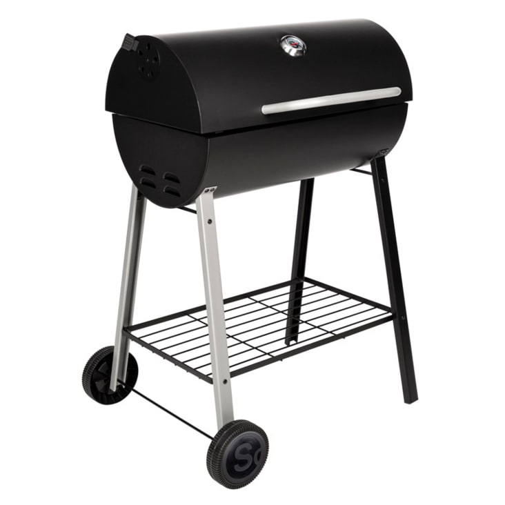 Barbecue a carbonella in acciaio nero Dakota | Maisons du Monde