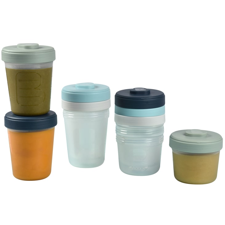 Lot de 8 pots de conservation (150 ml et 250 ml) Apprentissage repas ...