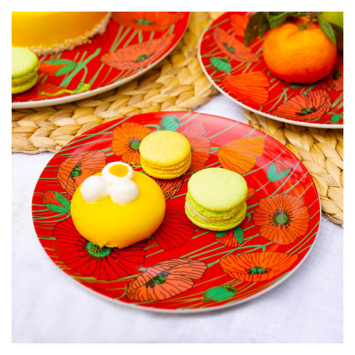 Set mit 4 Tellen DESSERT COLORÉ | Maisons du Monde