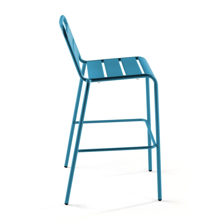 Barhocker aus Metall Pazifisch blau Palavas | Maisons du Monde