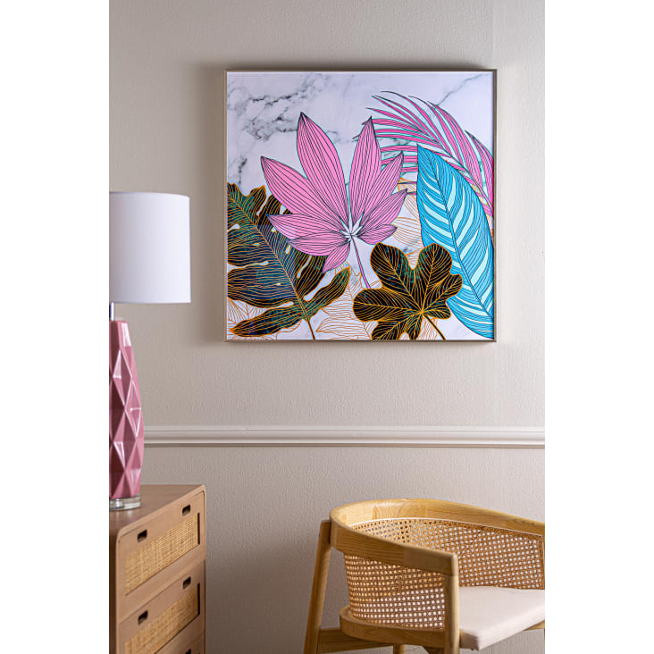 Tableau en bois mdf multicouleur 80x3x80 cm ZALI | Maisons du Monde