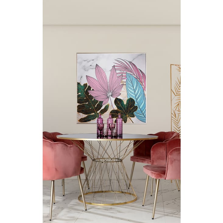 Tableau en bois mdf multicouleur 80x3x80 cm ZALI | Maisons du Monde