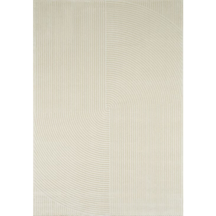 Tapis crème motif en relief- 120x160 BIANCA | Maisons du Monde