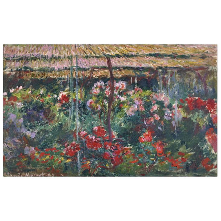 Peony Garden (Jardín de la Peonía) - Claude Monet - cm. 50x80 | Maisons ...
