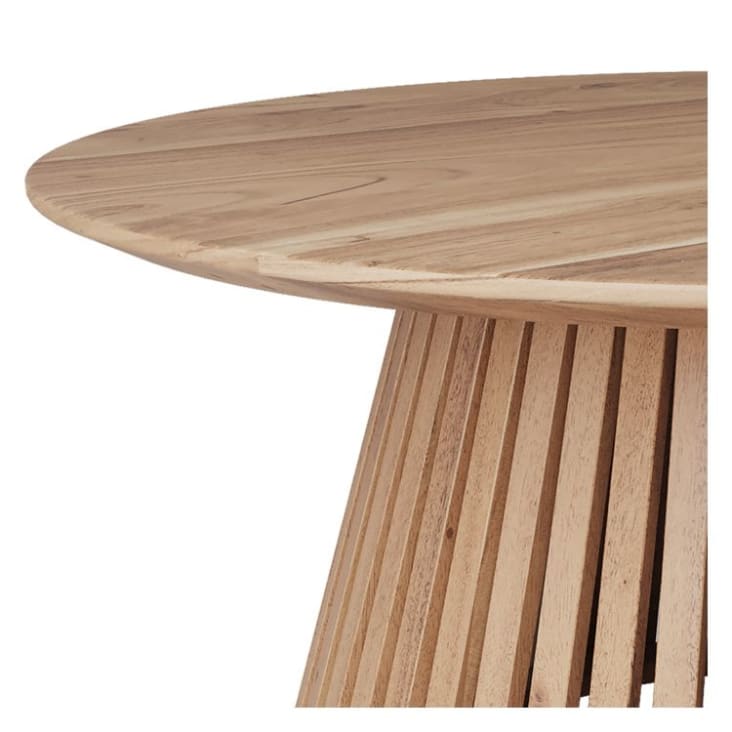 Runder Couchtisch aus hellem Akazienholz, D.80cm Képès | Maisons du Monde