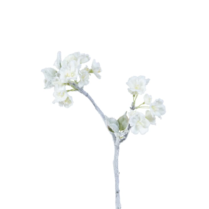 Tallo de cerezo de las nieves artificial blanco h48 | Maisons du Monde