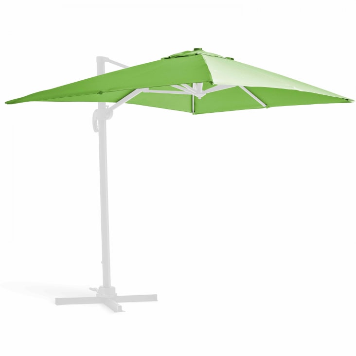 Toile pour parasol déporté 2x3m vert Amalya | Maisons du Monde
