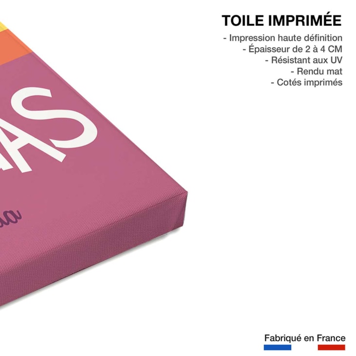 Cuadro de viaje las vegas impresión sobre lienzo 60x90cm | Maisons du Monde