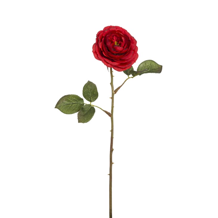 Tallo de rosa artificial roja h33 Tea | Maisons du Monde