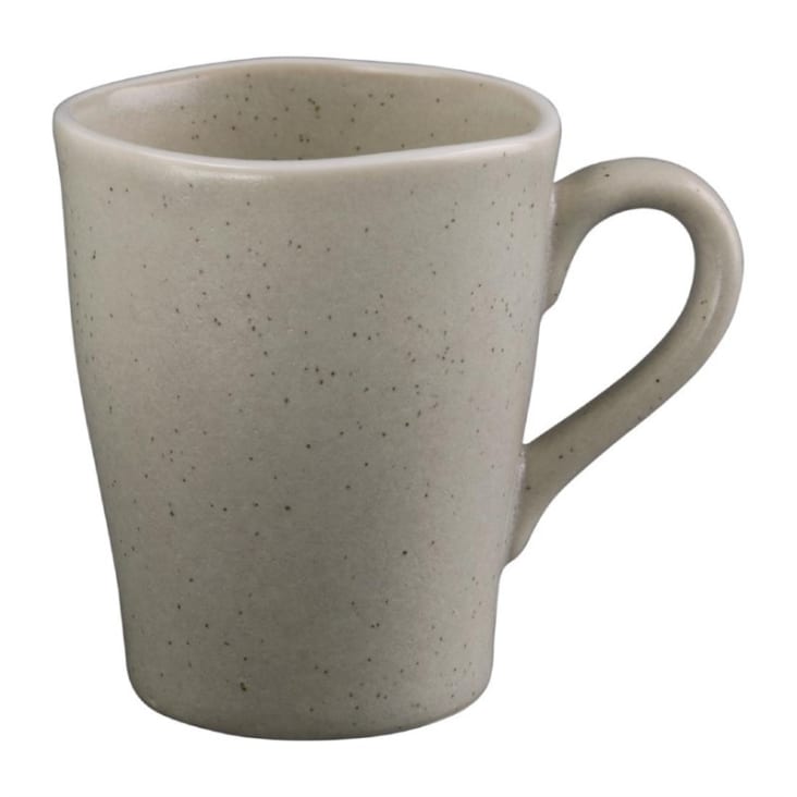 Lot de 6 mugs 340 ml sable | Maisons du Monde