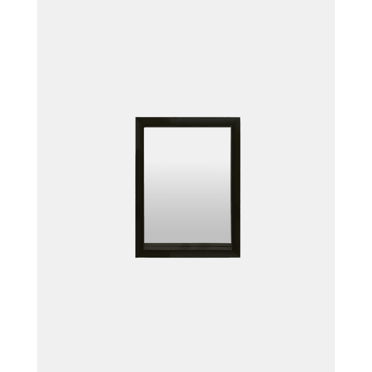 Espejo de madera color negro de 49x149cm Nüi bold | Maisons du Monde