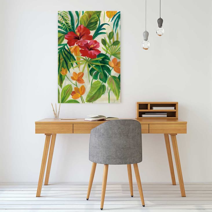 Tableau Jardin tropical imprimé sur toile 60x90 cm | Maisons du Monde