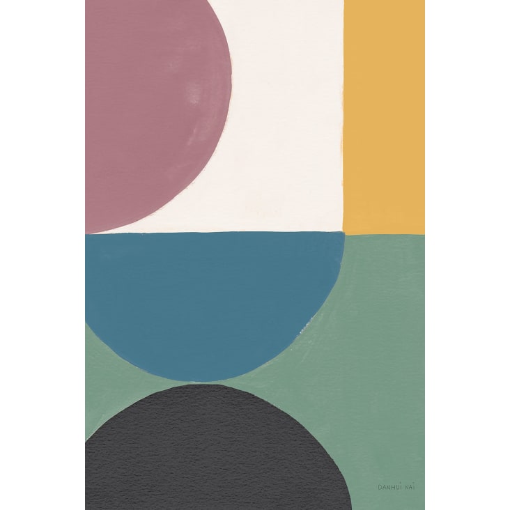 Cuadro retro colorida v impresión sobre lienzo 60x90cm | Maisons du Monde