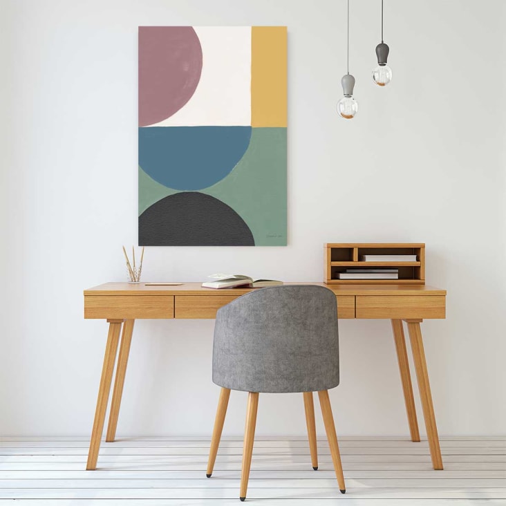 Tavolo retrò colorato v Stampa su tela 30x45cm | Maisons du Monde