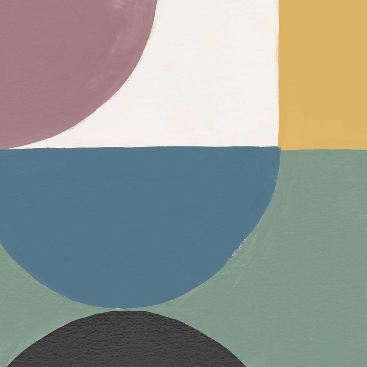Cuadro retro colorida v impresión sobre lienzo 30x45cm | Maisons du Monde