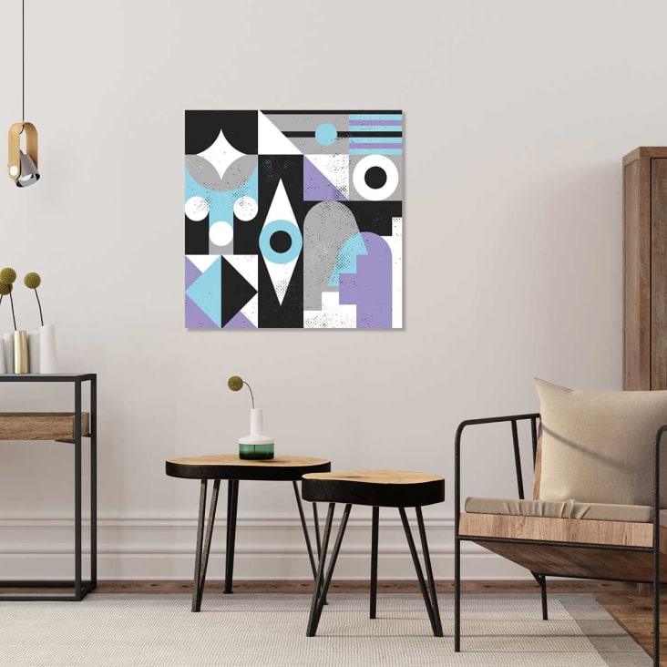 Cuadro ojo conceptual impresión sobre lienzo 50x50cm | Maisons du Monde