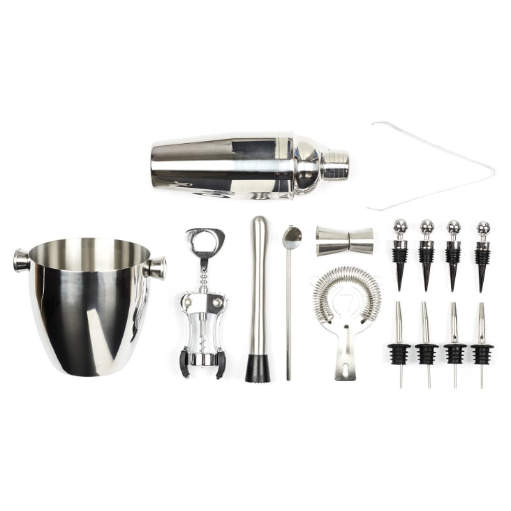 Set à cocktail 16 accessoires en acierxydable | Maisons du Monde