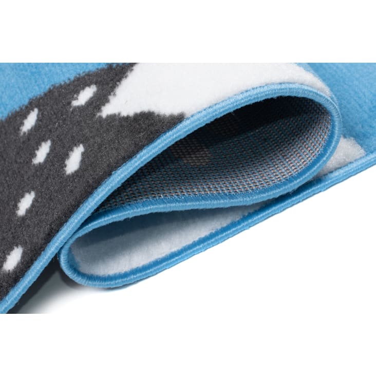 Tappeto per bambini azzurro orsetti multicolore 140 x 200 cm JOLLY ...