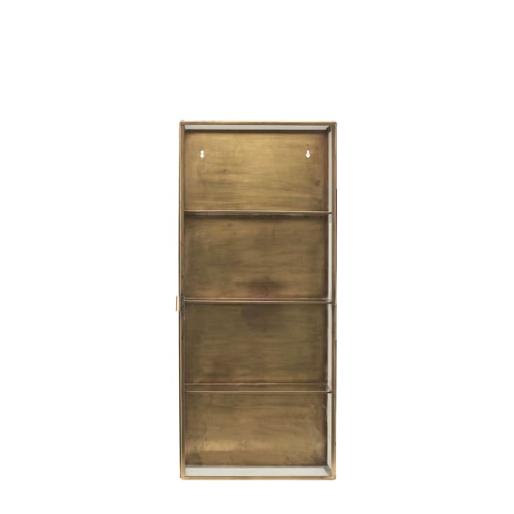 Metallvitrine, gold GLASS | Maisons du Monde