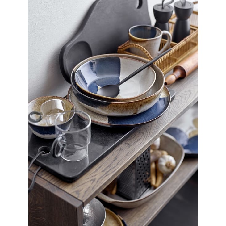 Plato grande de gres beige Jules | Maisons du Monde