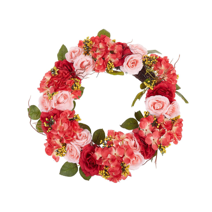 Corona rojo rosa ø 50 cm Agulo | Maisons du Monde