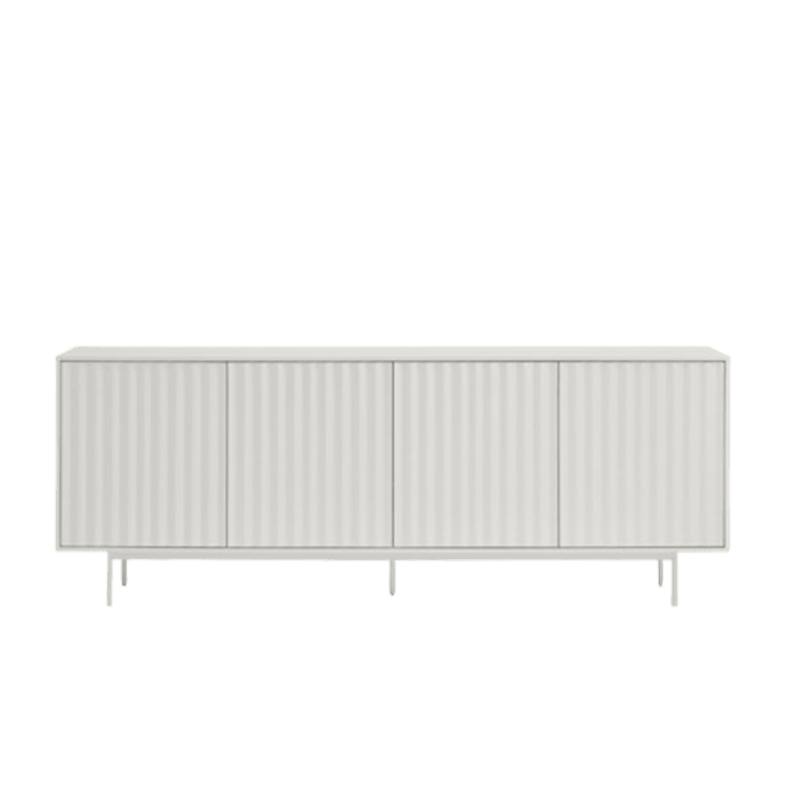 Madia bianca 4 ante 212x47 cm Sierra | Maisons du Monde