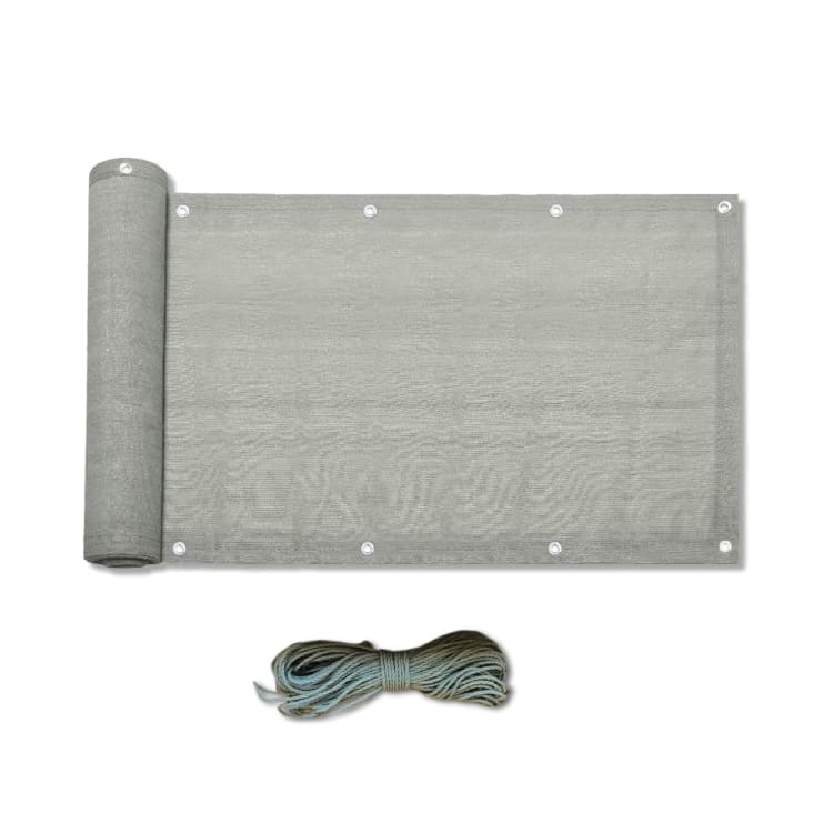 Frangivista rivestimento balcone 0,9x5 mt in hdpe grigio Sole | Maisons ...