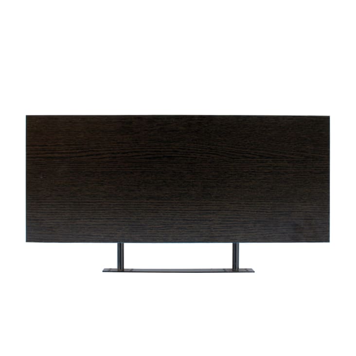 Lot de 2 étagères murales 60x25 cm marron wengé Roma | Maisons du Monde