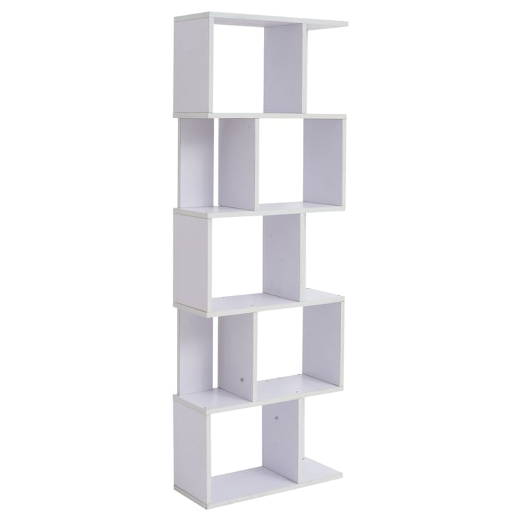 Libreria scaffale con 5 ripiani in mdf bianco MADRID | Maisons du Monde