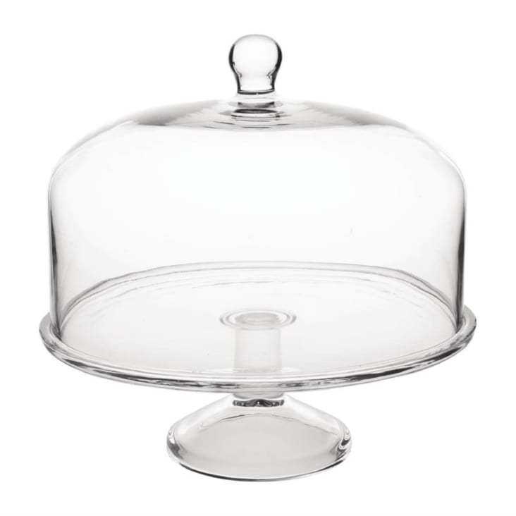 Cloche à gâteau en verre 285(ø) mm | Maisons du Monde