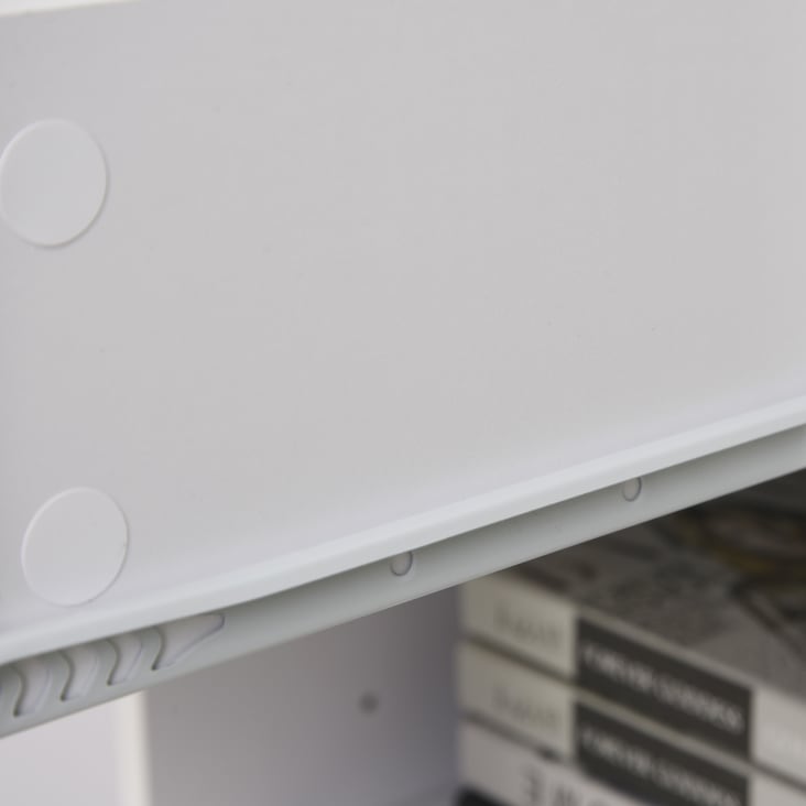 Scrivania compatta per computer fisso pc bianca Homcom | Maisons du Monde