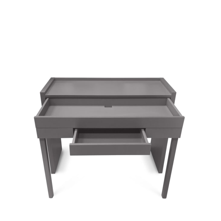 Console bureau extensible gris MEL | Maisons du Monde