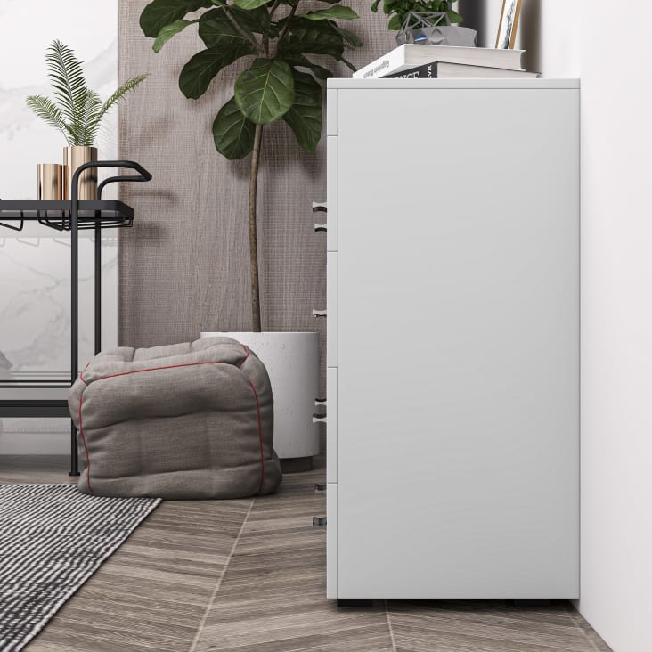 Mobile con cassetti cassettiera per camera bianco Homcom | Maisons du Monde