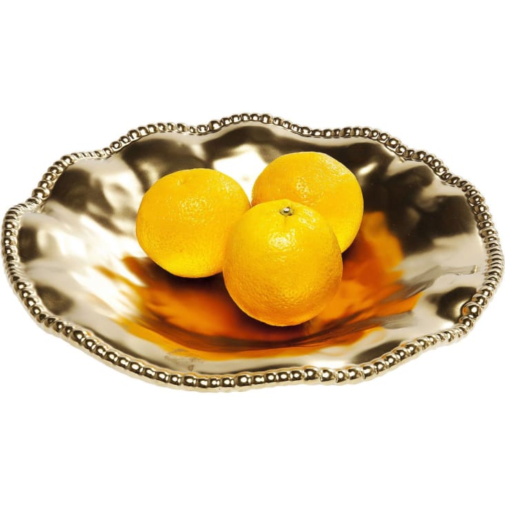 Coupe en porcelaine dorée D36 Bell | Maisons du Monde