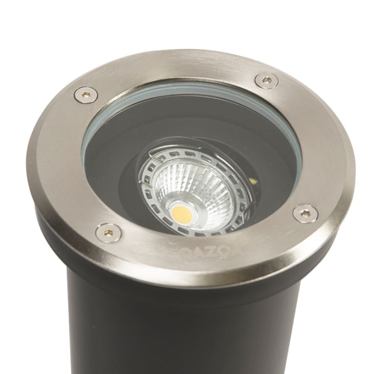 Foco tierra exterior moderno acero orientable ip65 Delux | Maisons du Monde