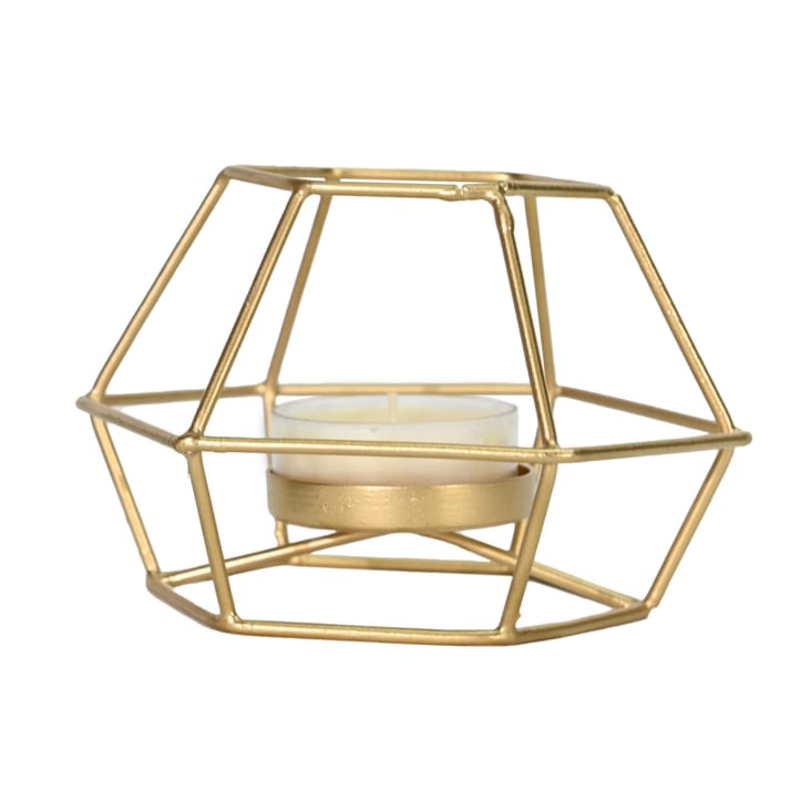 Photophore en métal 10 cm Kunda gold | Maisons du Monde