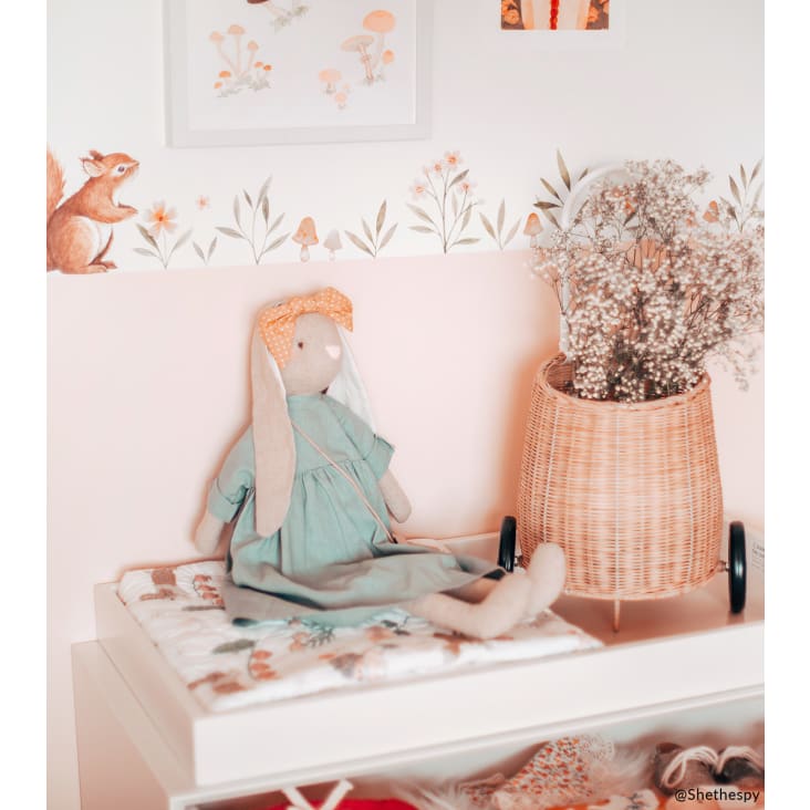 Stickers forêt en vinyle mat 29,7 x 42 cm Oh deer | Maisons du Monde