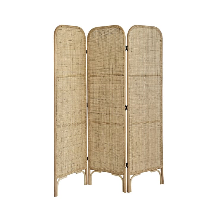 Paravent en rotin et cannage 170 cm Jane | Maisons du Monde
