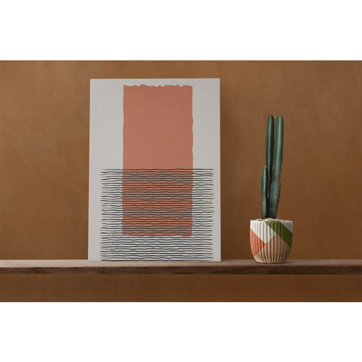 Lienzo 60x40 impresión arena geométrica SAND GEOMETRIC | Maisons du Monde