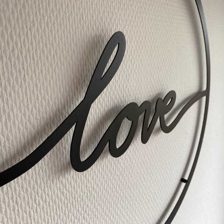 Metall Schriftzug Wand