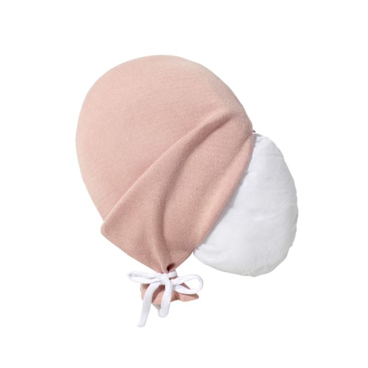 Coussin bébé coton tricoté ballon rose 40x25 cm | Maisons du Monde