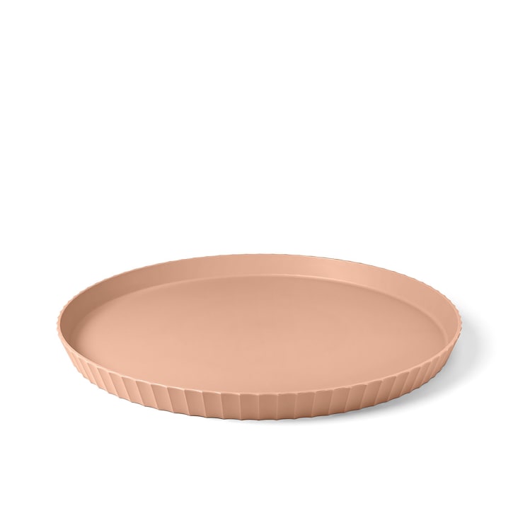 Vassoio opaco in polipropilene rosa diam. 40 cm PAESTUM | Maisons du Monde