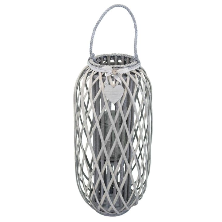 lanterna in vimini tondo 20 x 86 cm Genevieve | Maisons du Monde